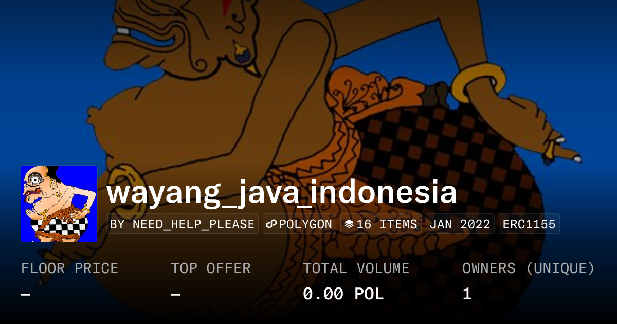 wayang_java_indonesia - Collection | OpenSea