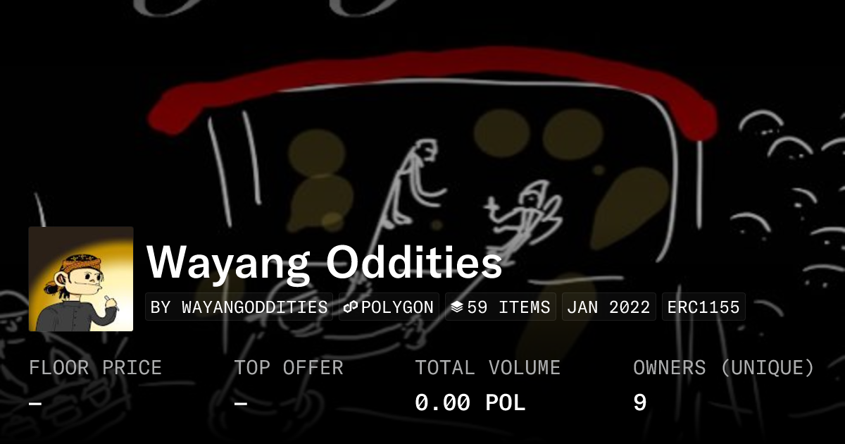 Wayang Oddities - Collection | OpenSea