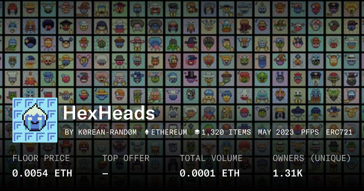 HexHeads - Collection | OpenSea