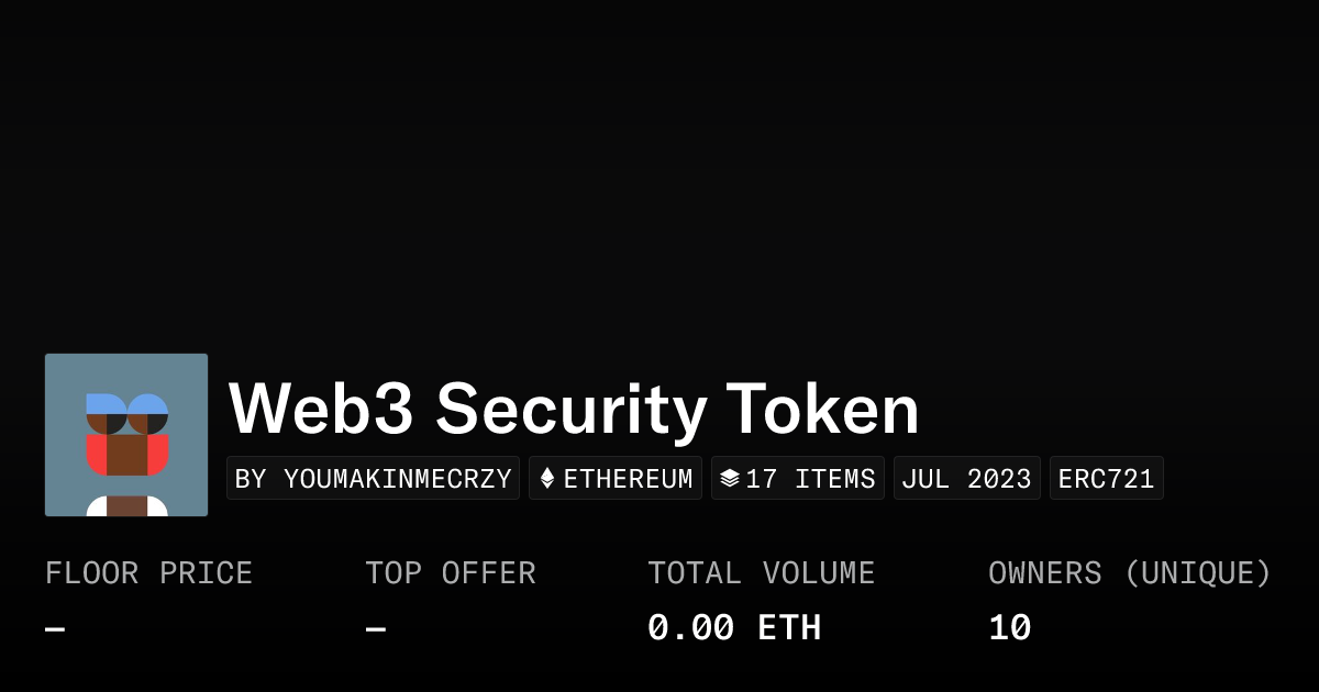 Web3 Security Token - Collection | OpenSea