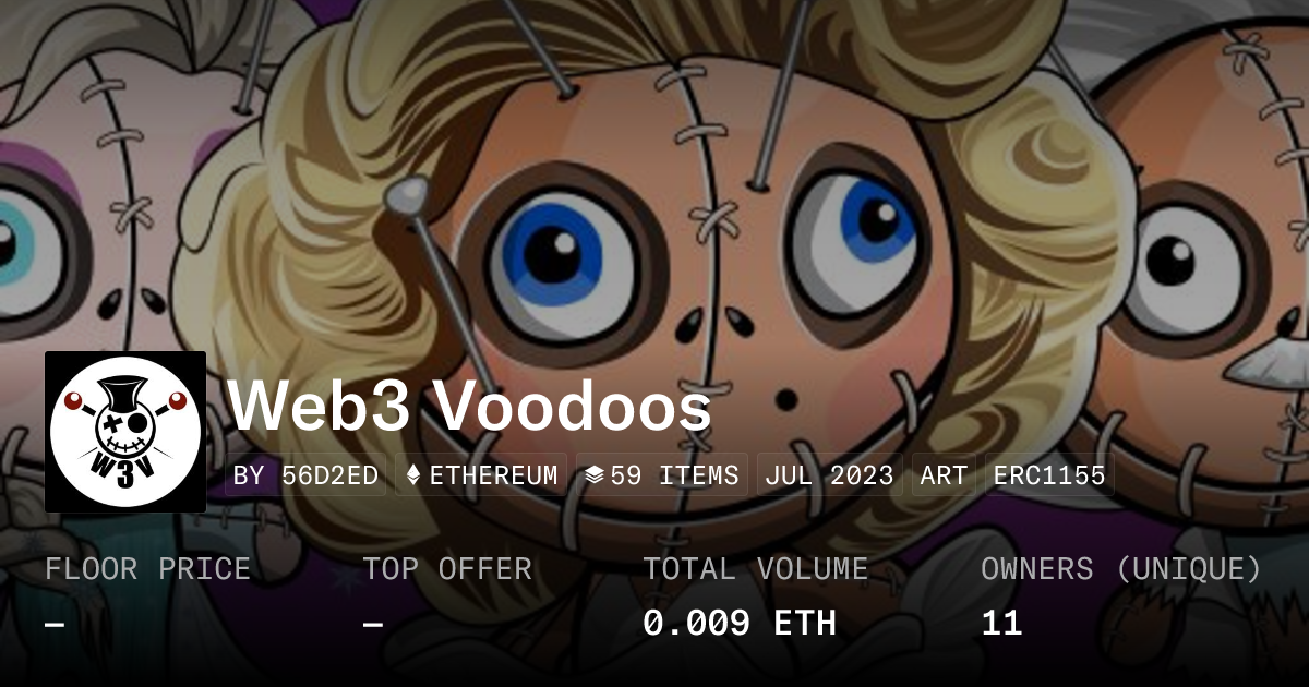 Web3 Voodoos - Collection | OpenSea