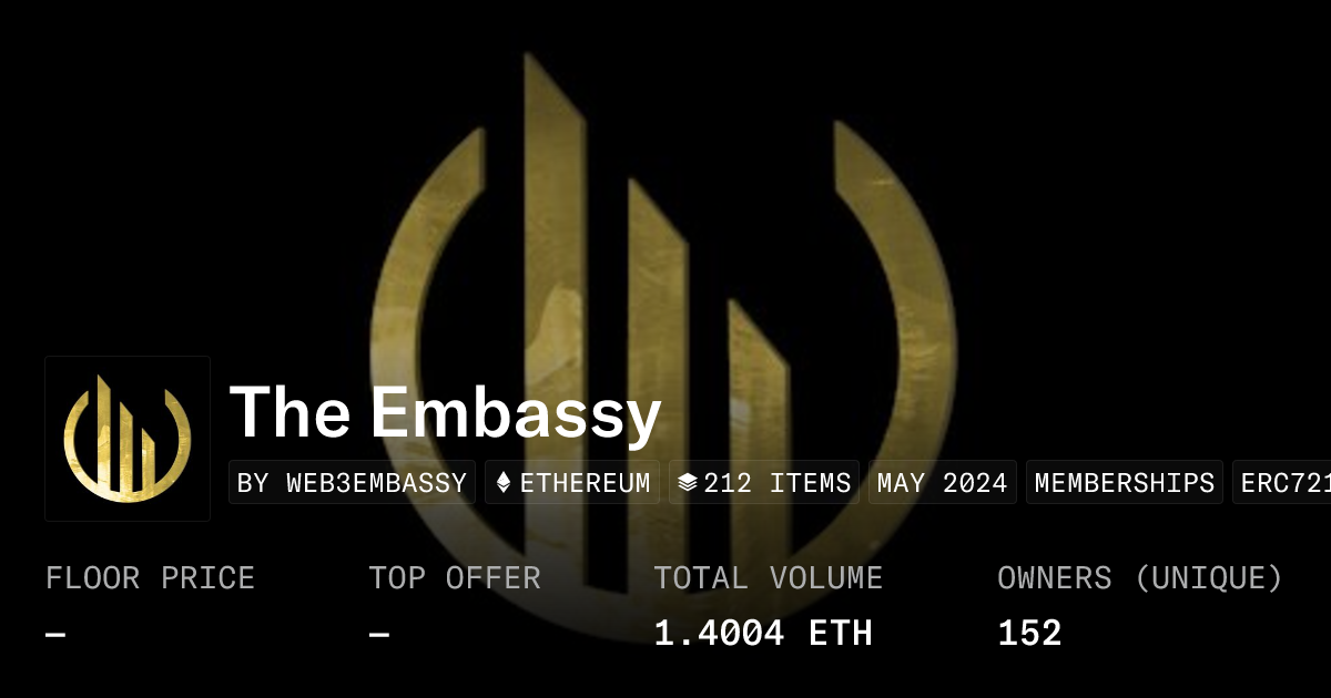 The Embassy - Collection | OpenSea