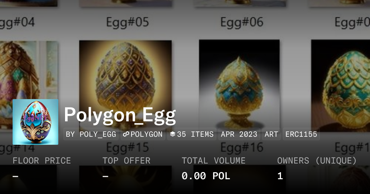 Polygon_Egg - Collection | OpenSea