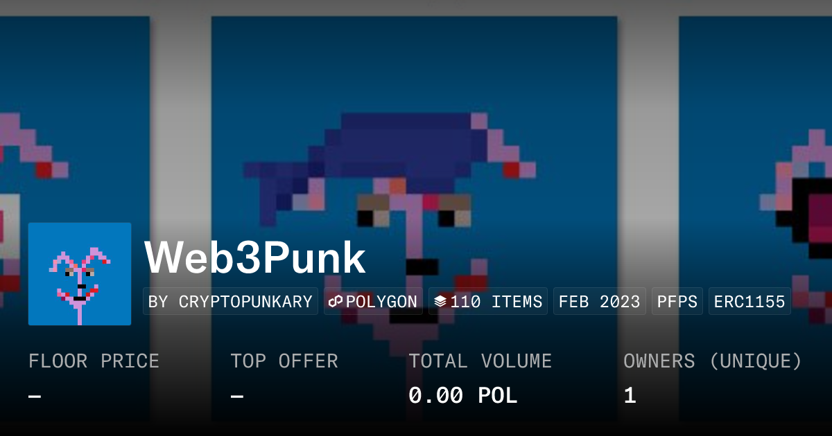 Web3Punk - Collection | OpenSea