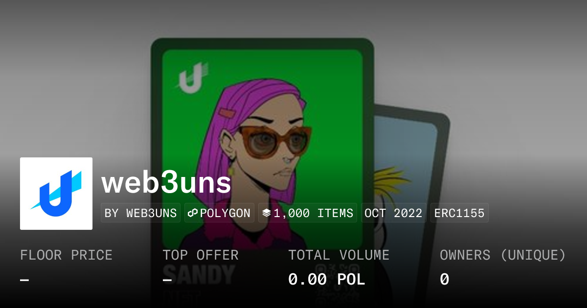 web3uns - Collection | OpenSea