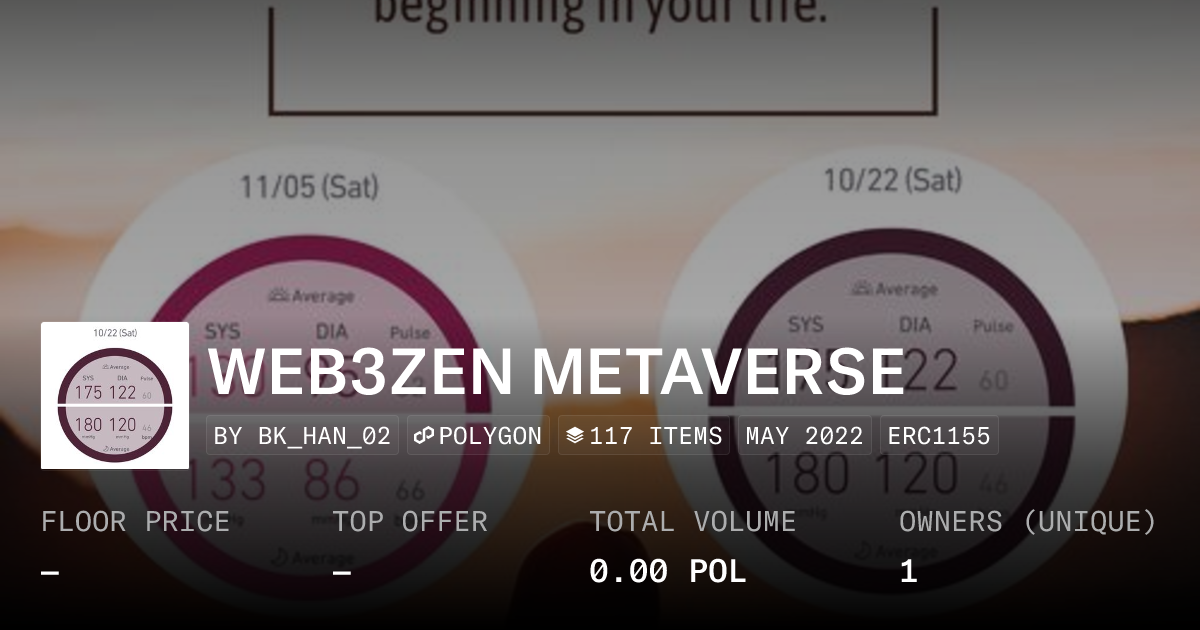 WEB3ZEN METAVERSE - Collection | OpenSea