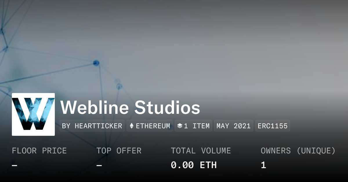 Webline Studios - Collection | OpenSea
