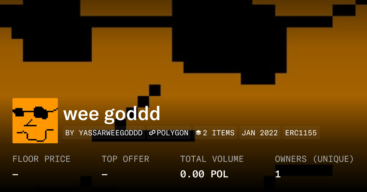 wee goddd - Collection | OpenSea