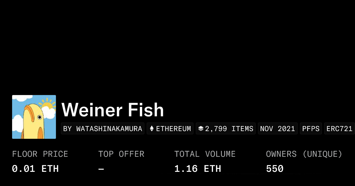 Weiner Fish - Collection | OpenSea