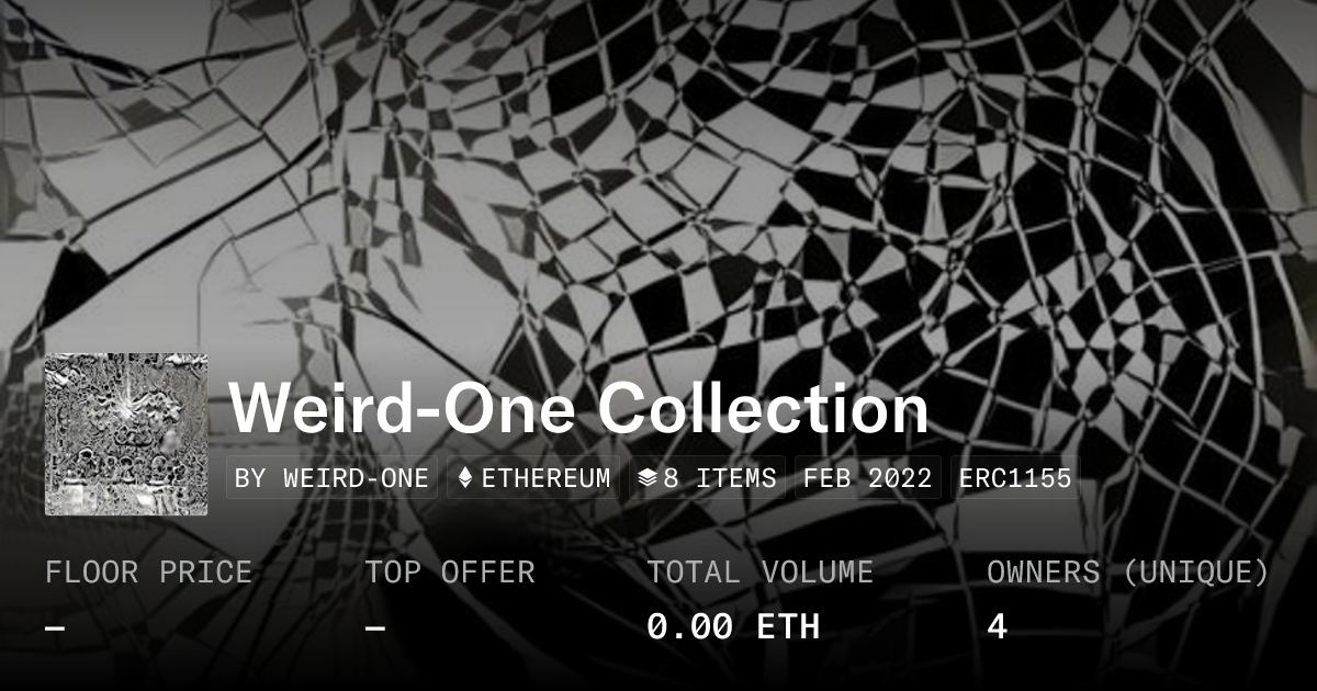 Weird-One Collection - Collection | OpenSea