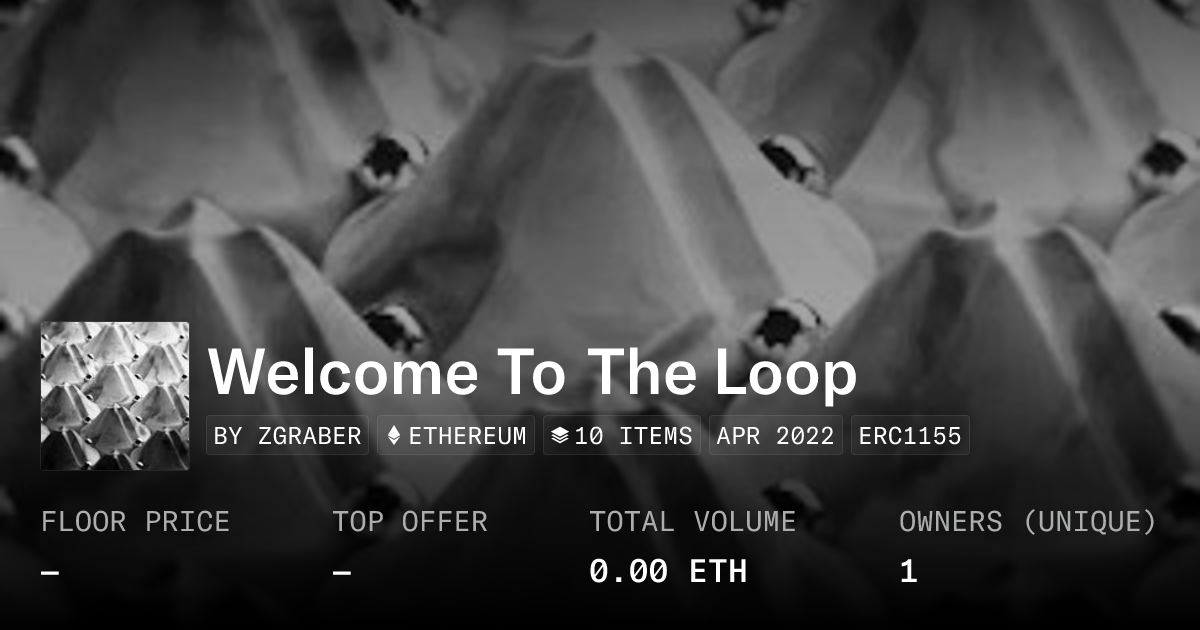 Welcome To The Loop - Collection | OpenSea