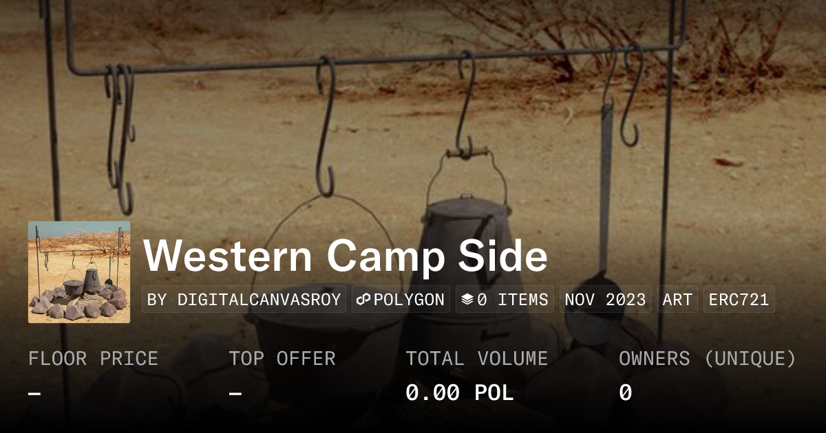 Western Camp Side - Collection | OpenSea