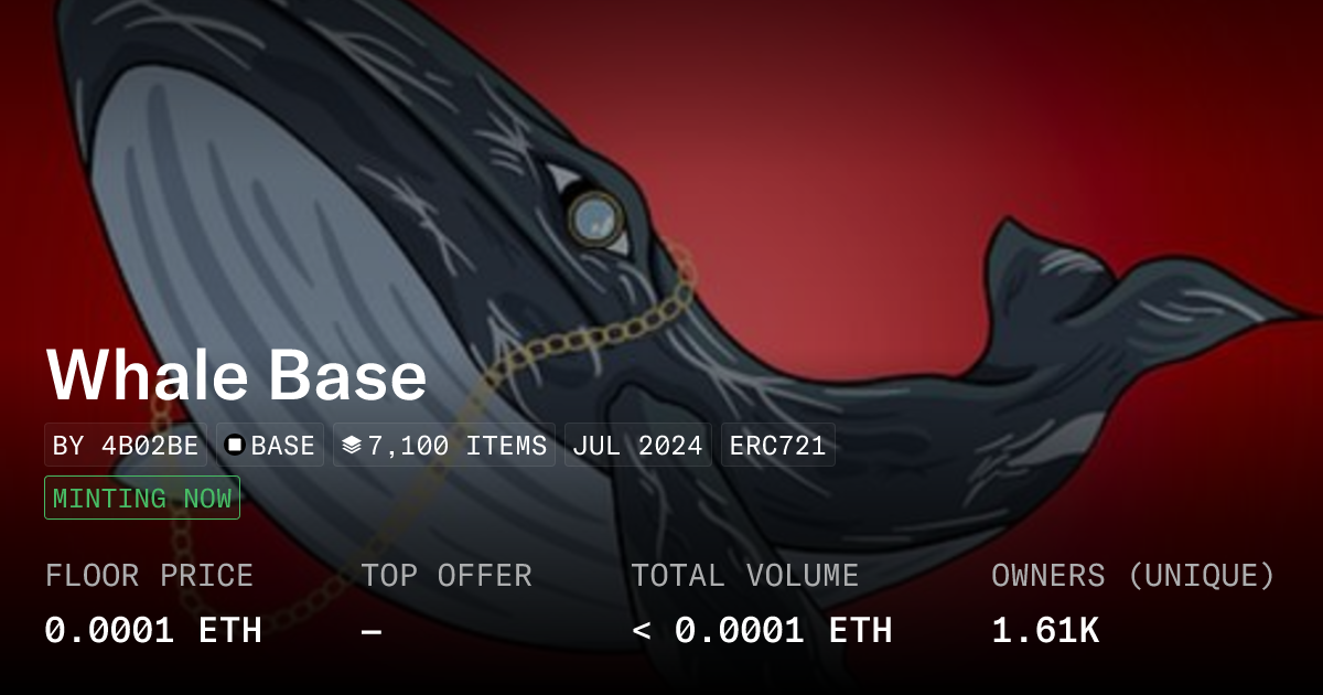 Whale Base - Collection | OpenSea