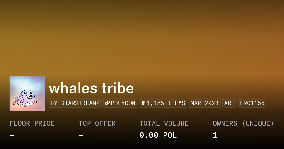 whales tribe - Collection | OpenSea