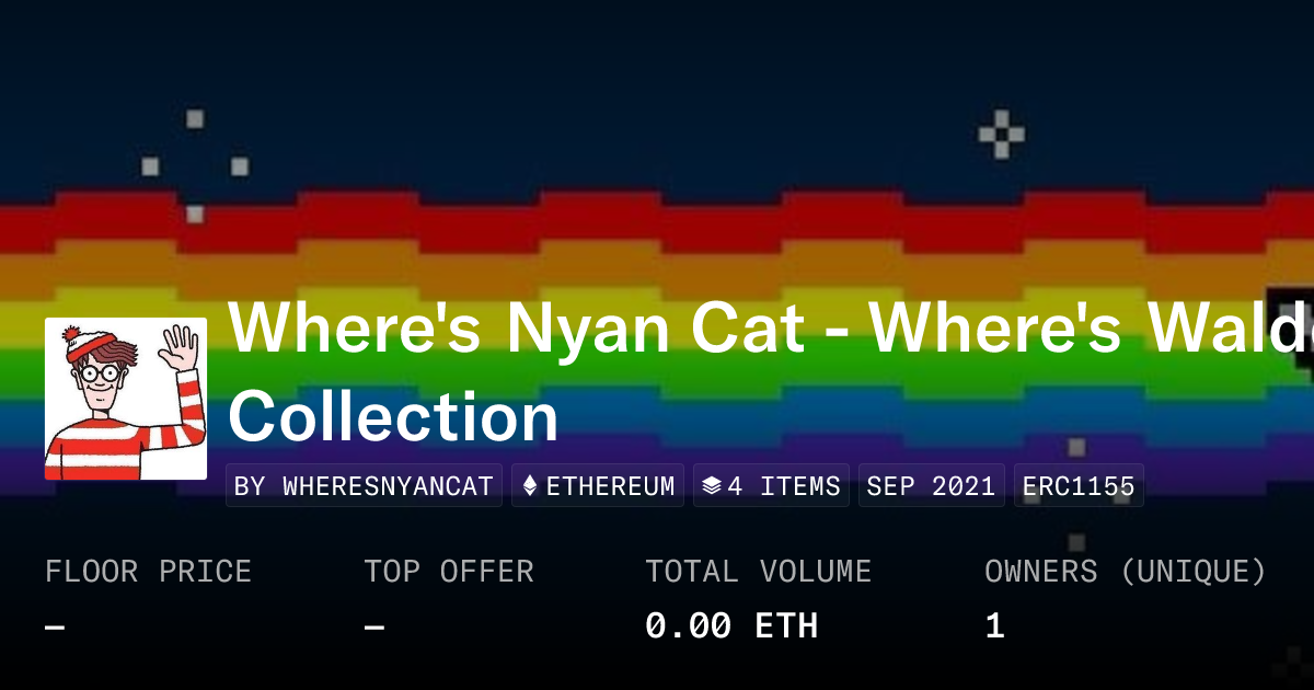 Where's Nyan Cat - Where's Waldo Collection - Collection | OpenSea