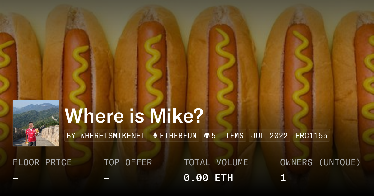 Where is Mike? - Collection | OpenSea
