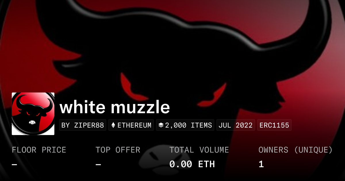 white muzzle - Collection | OpenSea