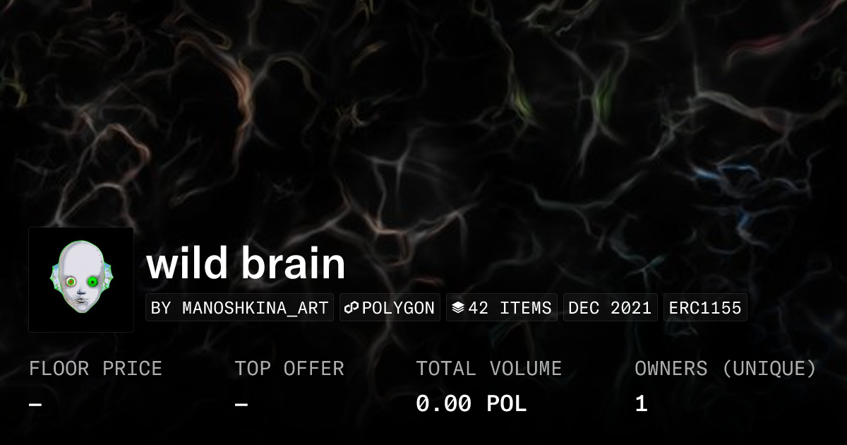 wild brain - Collection | OpenSea