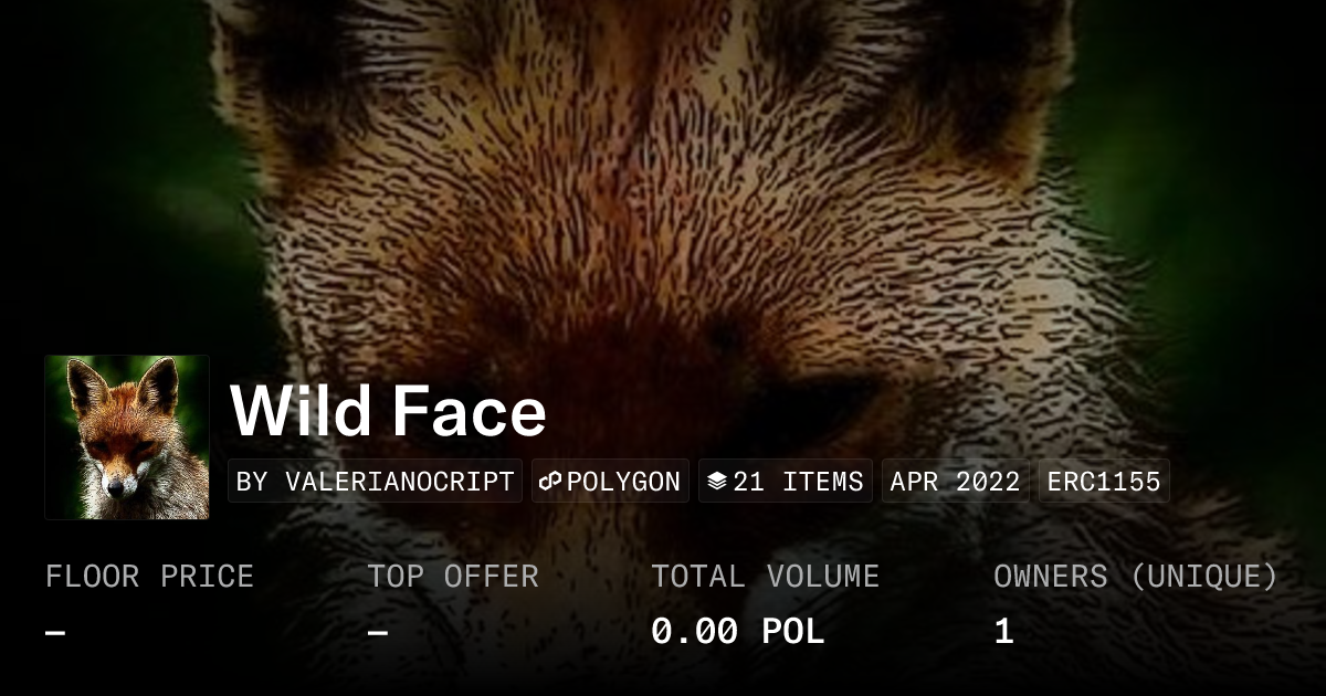 Wild Face - Collection | OpenSea