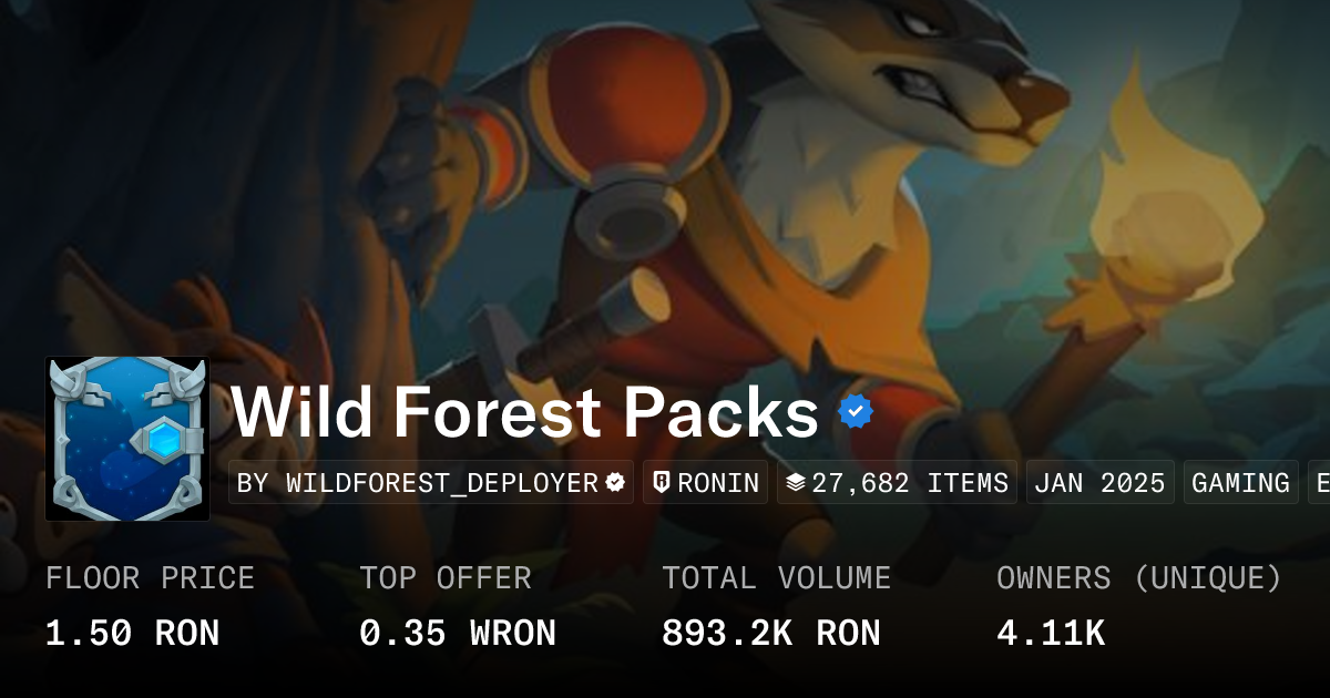 Wild Forest Packs - Collection | OpenSea