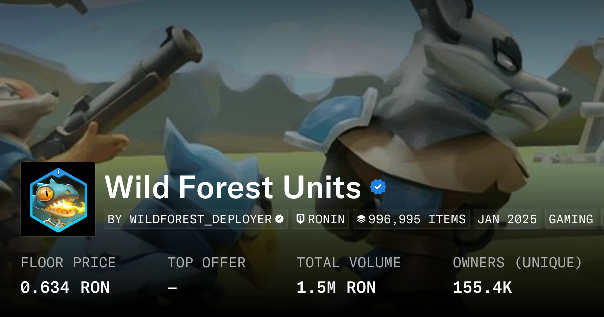 Wild Forest Units - Collection | OpenSea