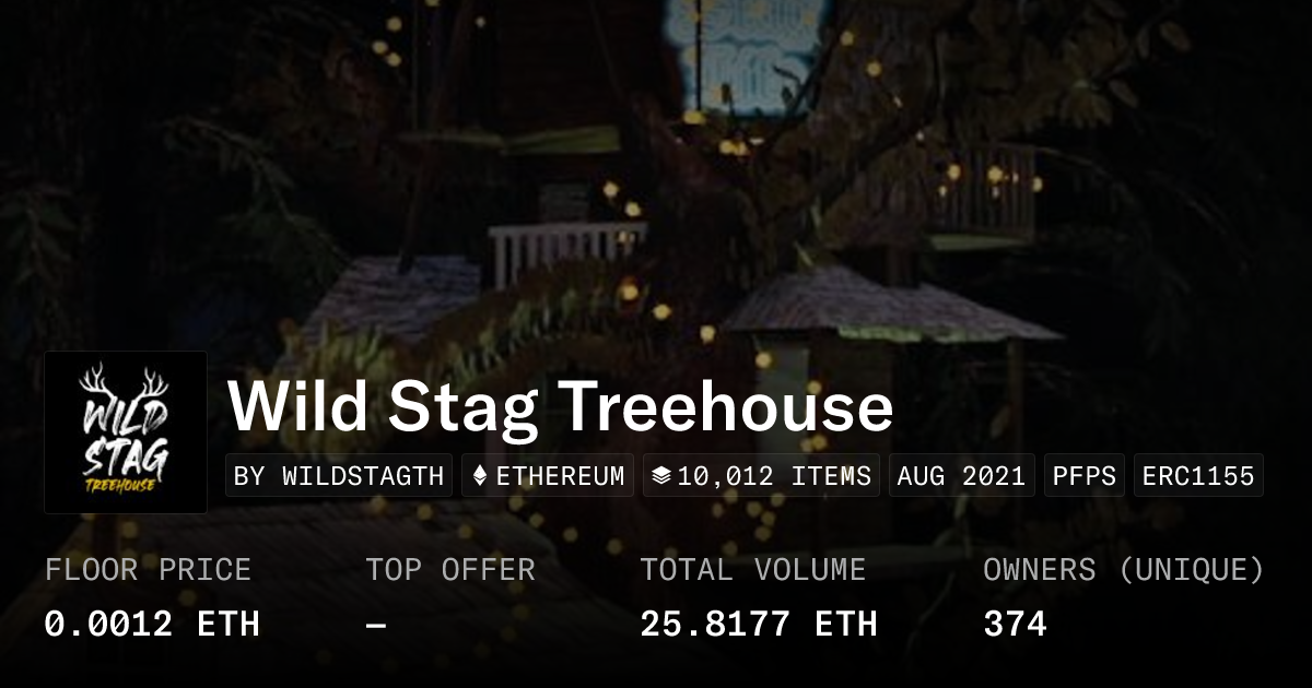 Wild Stag Treehouse - Collection | OpenSea