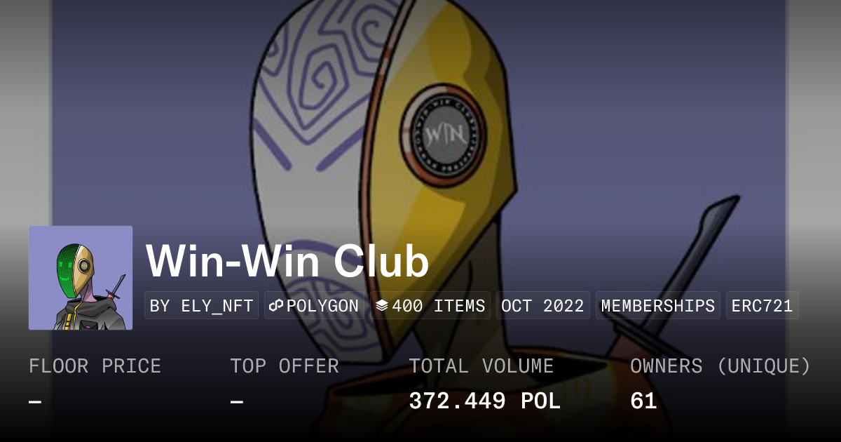 Win-Win Club - Collection | OpenSea