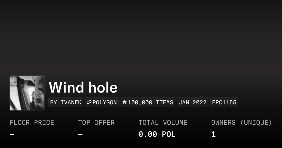 Wind hole - Collection | OpenSea