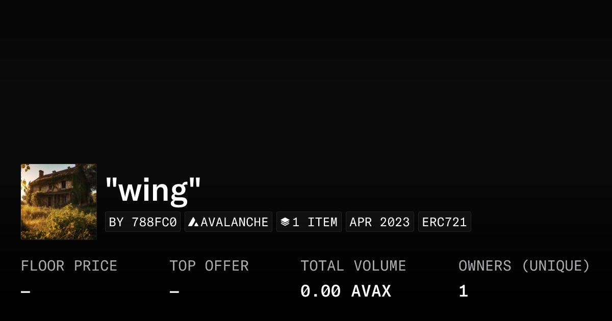 "wing" - Collection | OpenSea