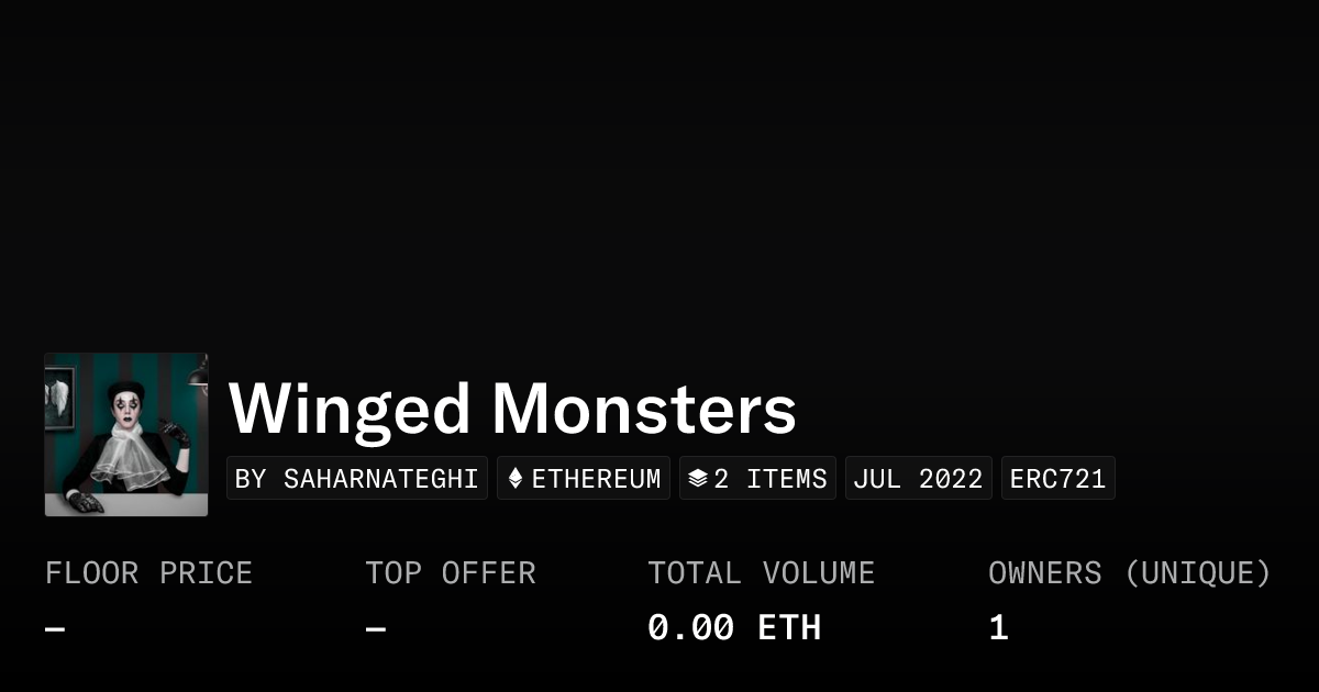 Winged Monsters - Collection | OpenSea