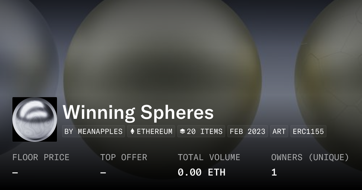 Winning Spheres - Collection | OpenSea