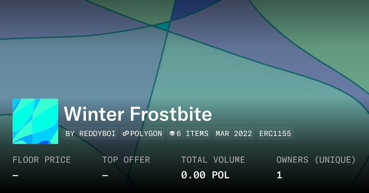 Winter Frostbite - Collection | OpenSea
