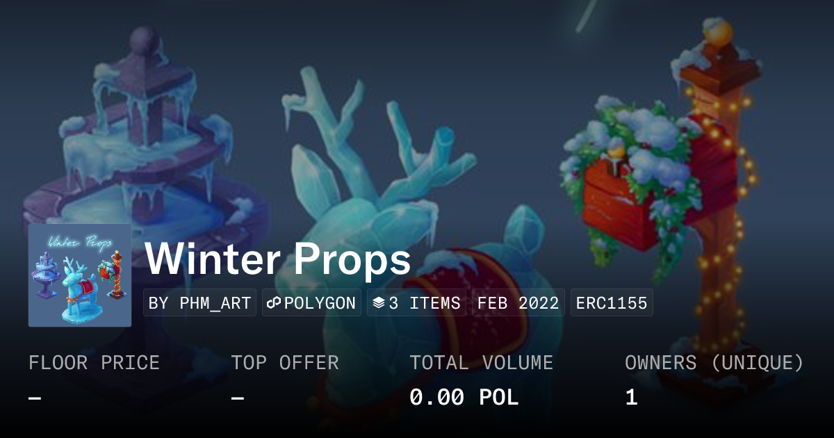 Winter Props - Collection | OpenSea