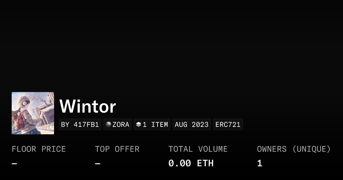 Wintor - Collection | OpenSea