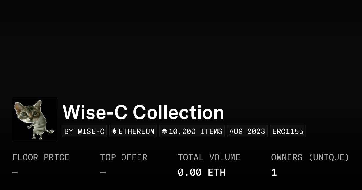 Wise-C Collection - Collection | OpenSea
