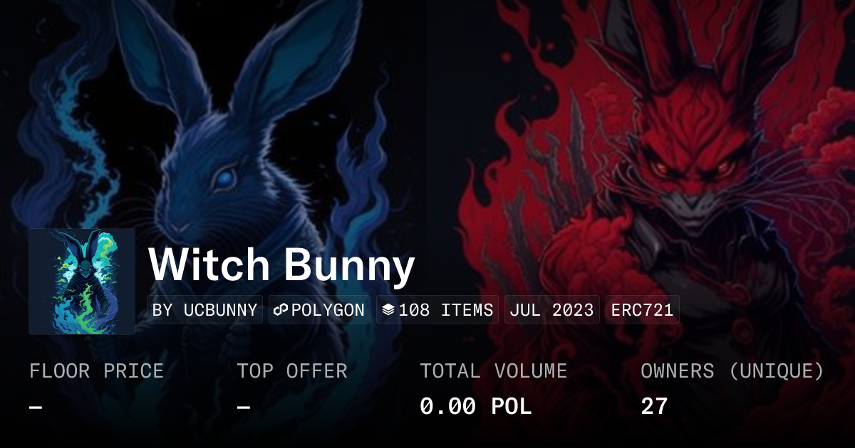 Witch Bunny - Collection | OpenSea