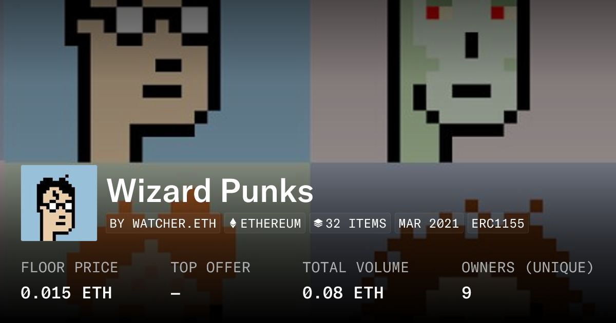 Wizard Punks - Collection | OpenSea
