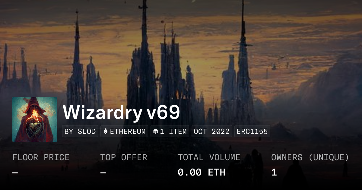 Wizardry v69 - Collection | OpenSea