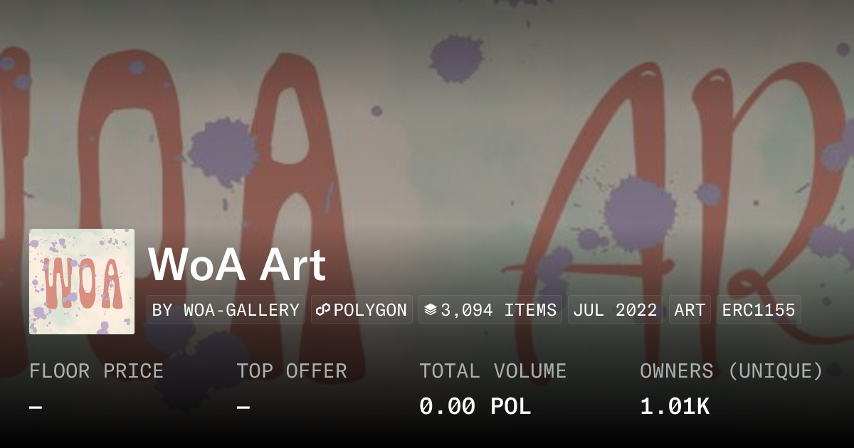 WoA Art - Collection | OpenSea