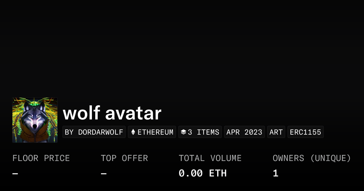 wolf avatar - Collection | OpenSea