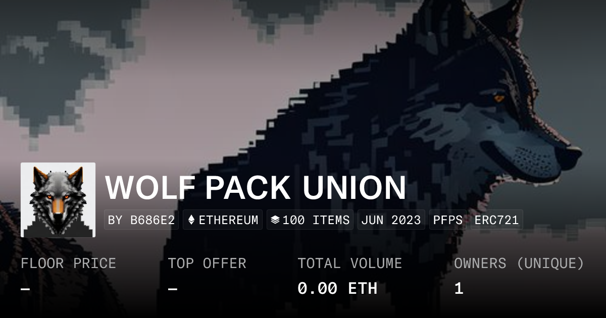 WOLF PACK UNION - Collection | OpenSea