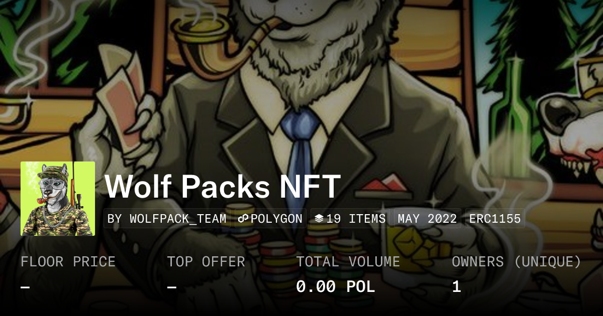 Wolf Packs NFT - Collection | OpenSea