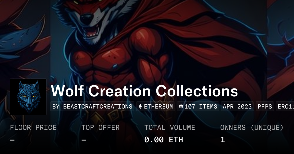 Wolf Creation Collections - Collection | OpenSea