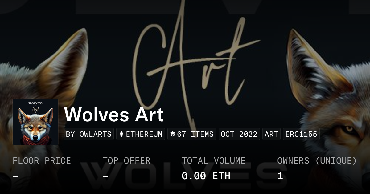 Wolves Art - Collection | OpenSea