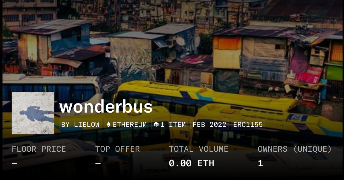wonderbus - Collection | OpenSea