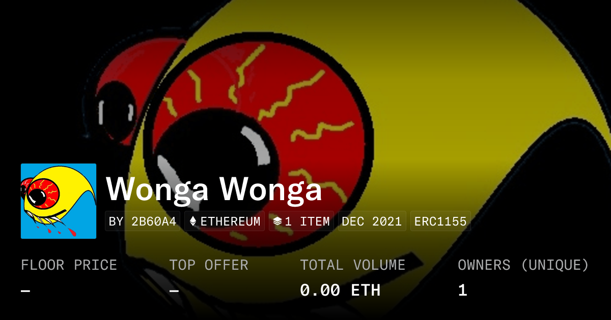 Wonga Wonga - Collection | OpenSea