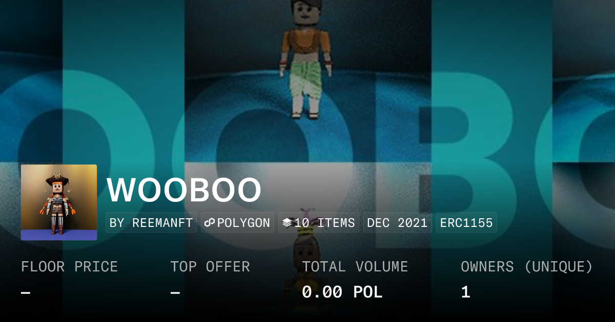 WOOBOO - Collection | OpenSea