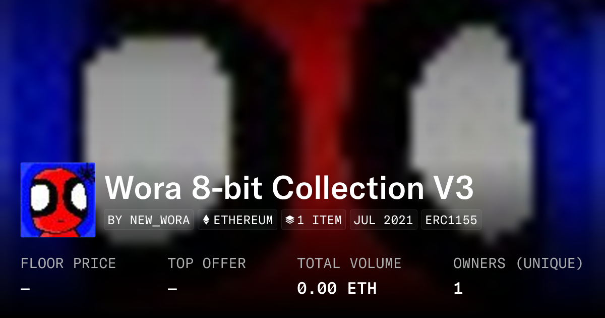 Wora 8-bit Collection V3 - Collection | OpenSea