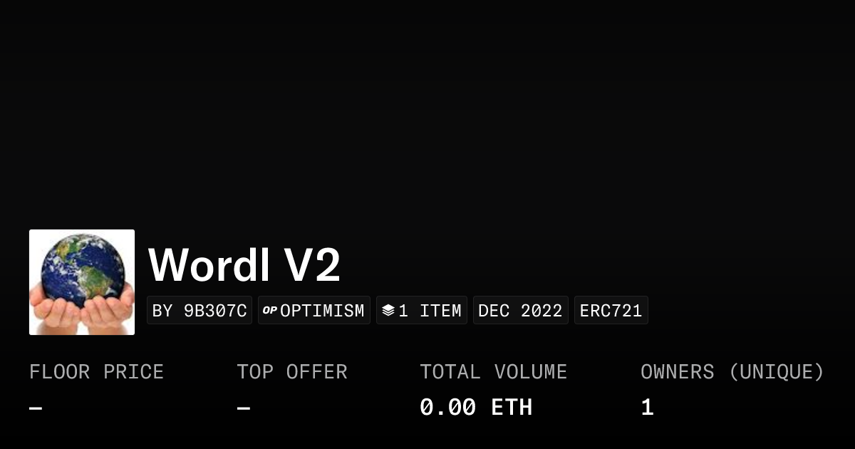 Wordl V2 - Collection | OpenSea