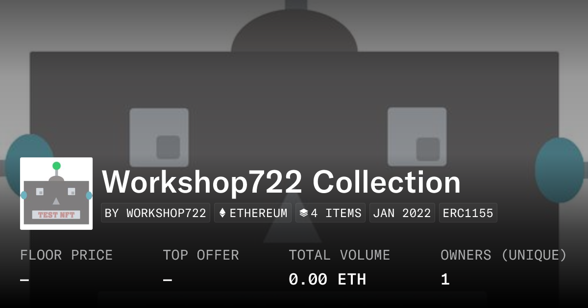 Workshop722 Collection - Collection | OpenSea